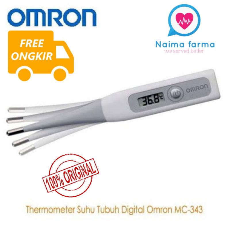 Jual Omron thermometer MC 343f/thermometer 343 Omron original | Shopee Indonesia