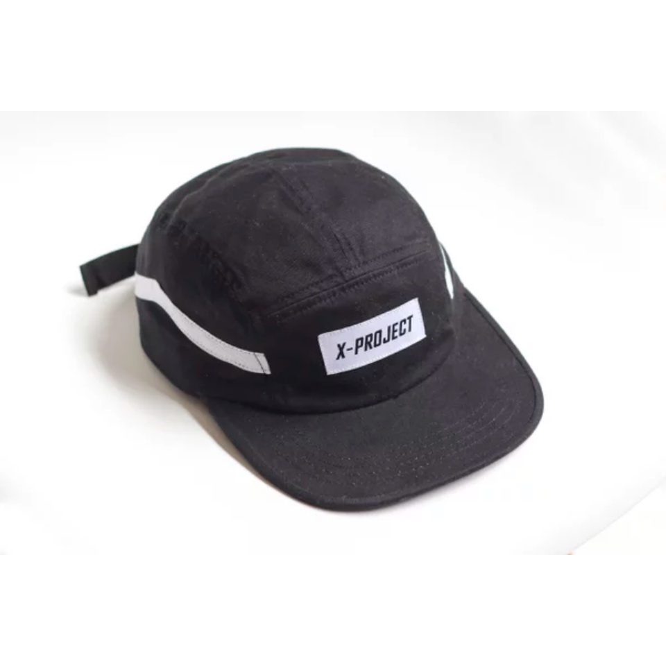 Jual Topi 5 Panel / 5 Panel Hat / X-Project Old School Black Authentic ...