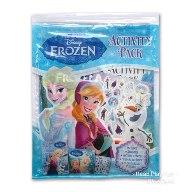 Jual Disney Frozen Activity Pack (Includes: Activity Book, 4 Colouring ...