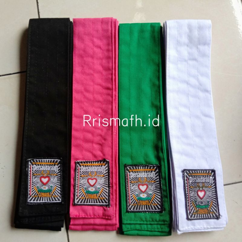 Jual Sabuk Pencak Silat Siswa "PSHT" Bahan Drill Full Kain | Shopee ...