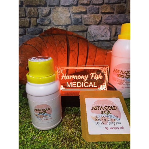 Jual ASTA GOLD ZEAXANTHIN 50GR Vitamin Pigmen Warna Kuning Yellow Ikan ...