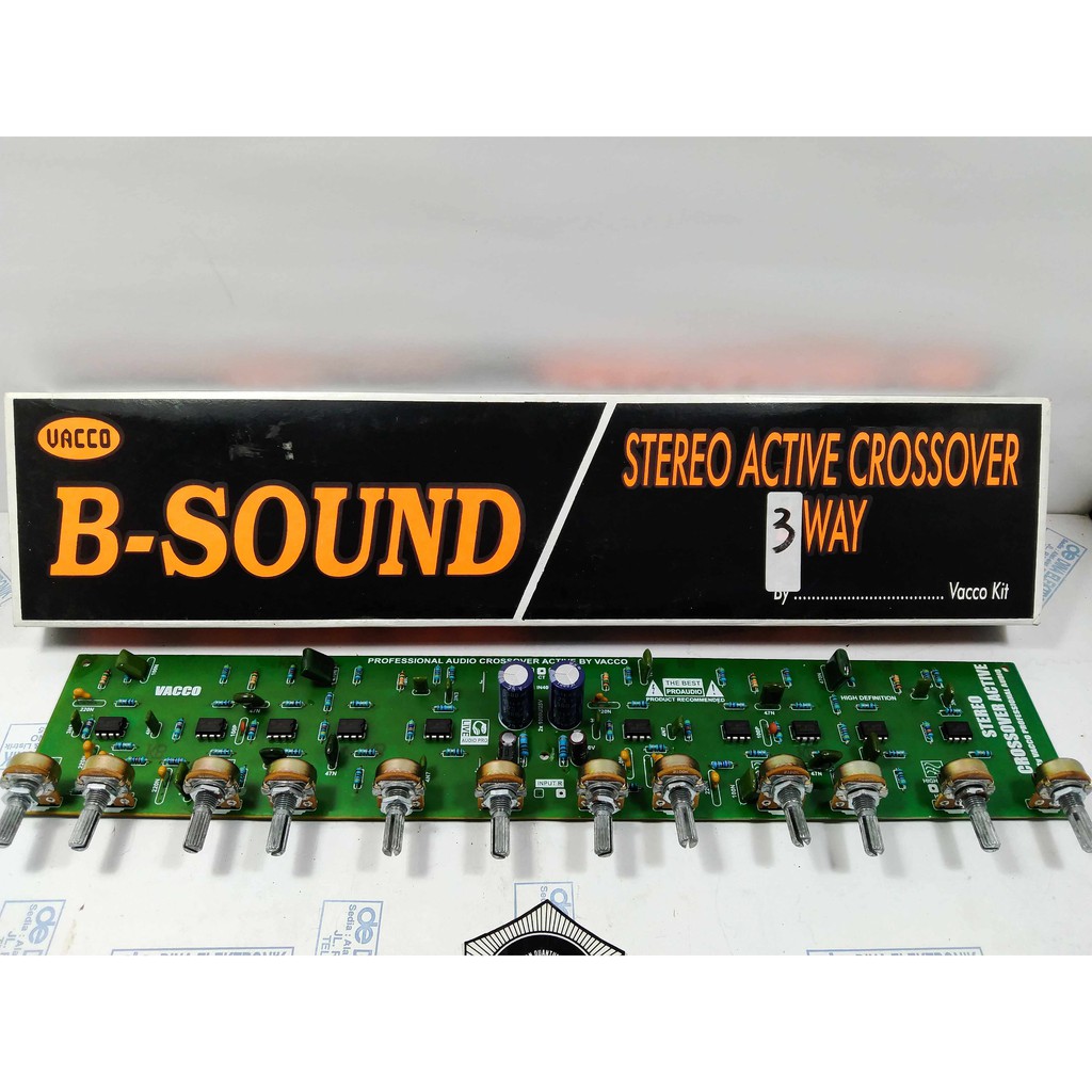 Jual KIT ACTIVE CROSSOVER STEREO 3 WAY | Shopee Indonesia
