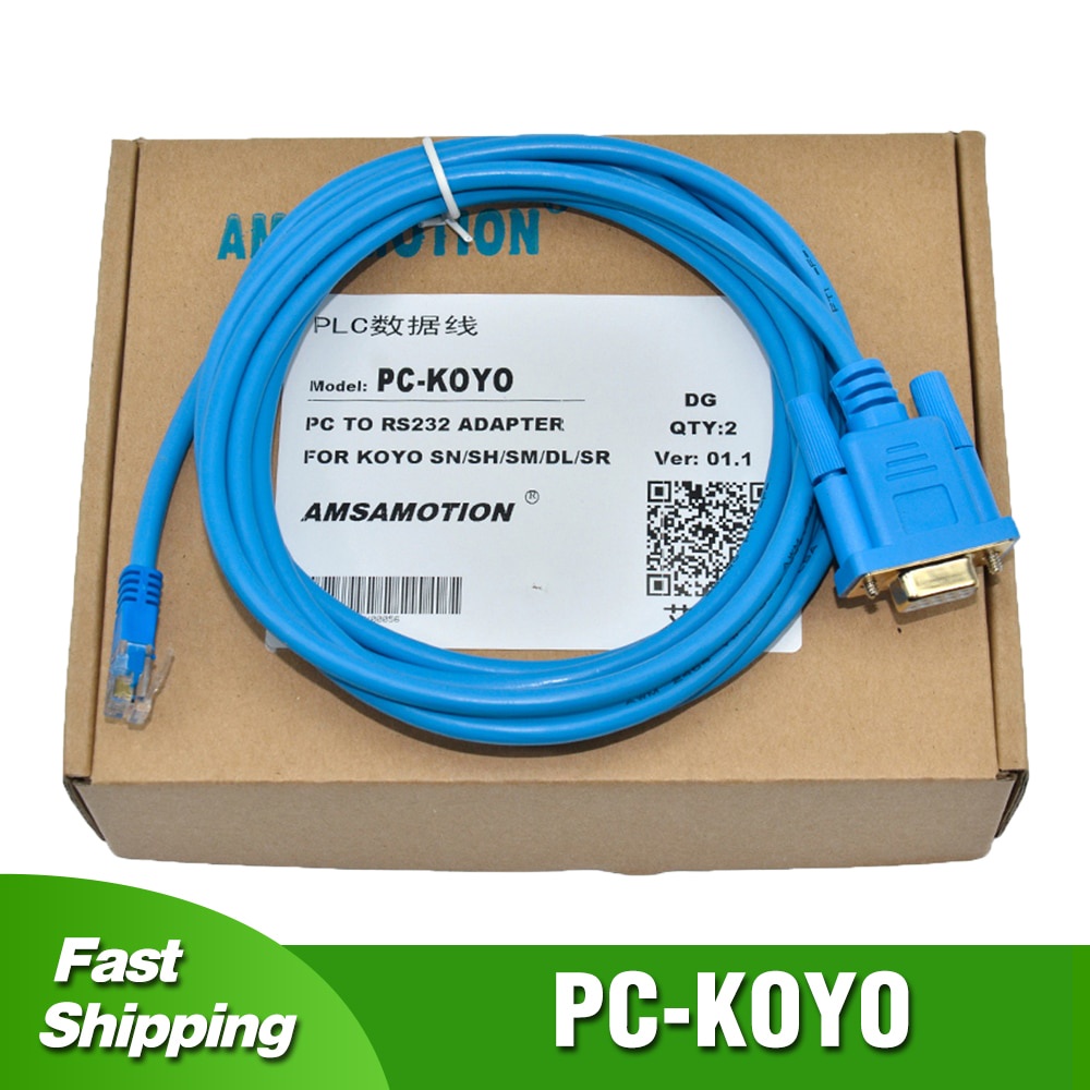 Jual PC-KOYO for Koyo SN SM SH SR DL NK Series PLC Programming Cable Data Download Line high ...