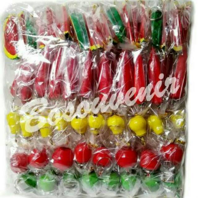 Jual ISI 50 PCS SOUVENIR GANTUNGAN KUNCI BUAH BUAHAN BAHAN KAYU | Shopee Indonesia