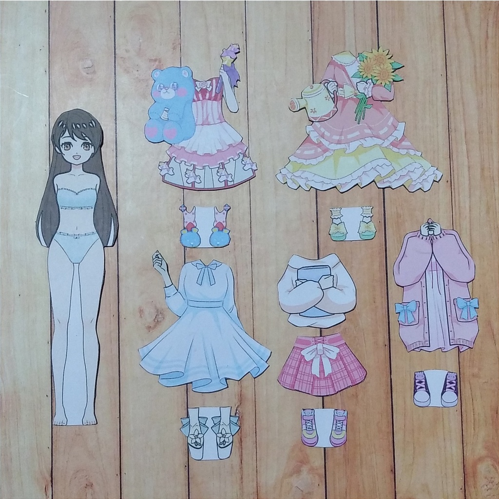 Jual Busy Page Bp Bpan Orang Mainan Anak Edukasi Paper Doll Bongkar ...