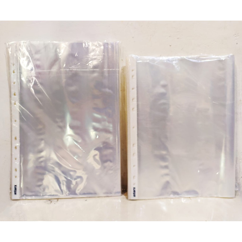 Jual PP Pocket Inter X Clear A4 0,05 mm (Pak Isi 100 Sheet) Sheet ...