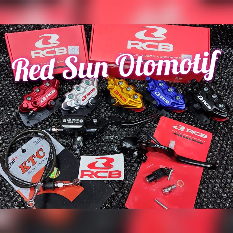 Jual Master Rem RCB E3 Kotak + Selang rem KTC 92 cm + Kaliper Depan RCB ...