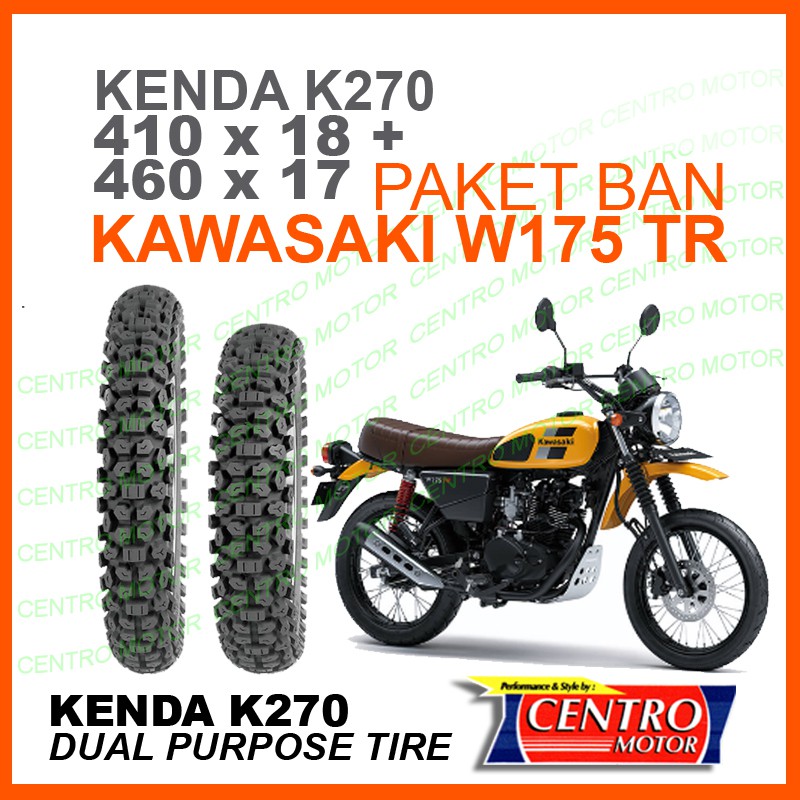 Jual BAN KAWASAKI W175 TRACKER.PAKET 2 BAN DUAL PURPOSE RING 18+17 ...