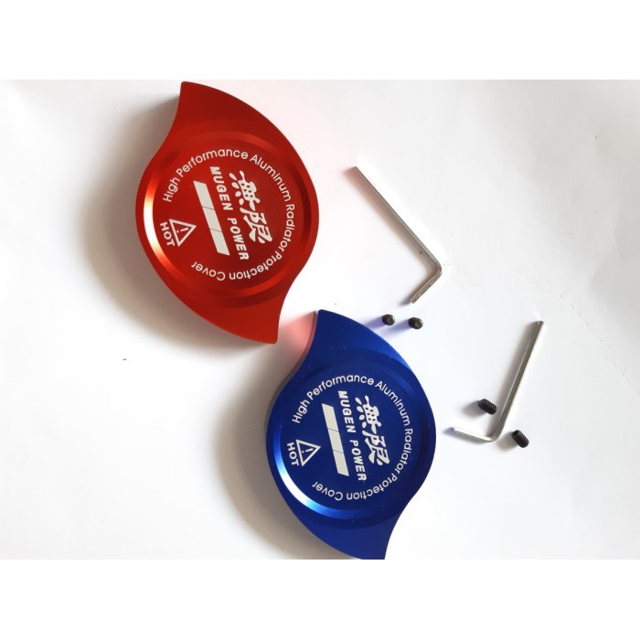 Jual TUTUP CAP AIR RADIATOR MOBIL MOTOR MUGEN POWER WARNA MERAH DAN ...