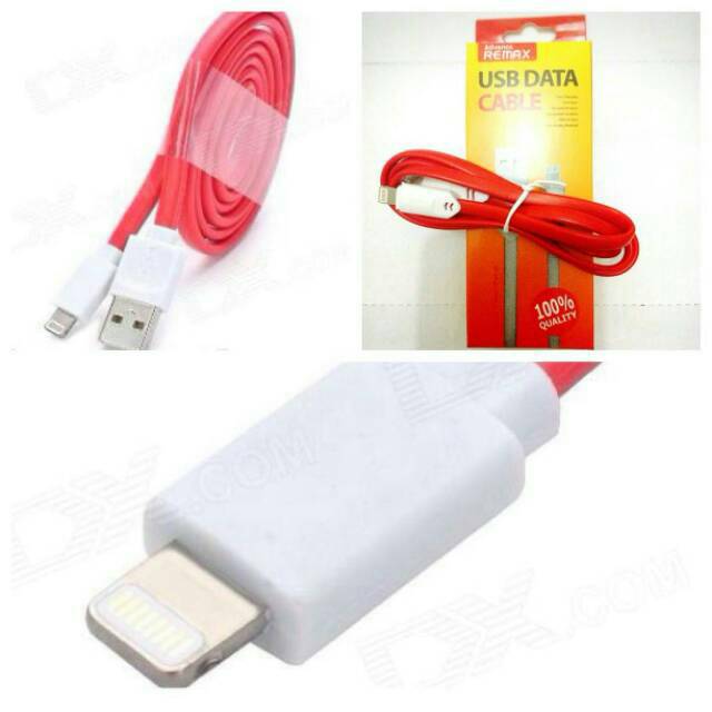 Jual Cable data ligthning original iphone ipad ipod / kabel remax ...