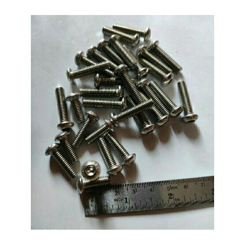 Jual Baut L Stainless Button M6 x 15 atau Baut 10 Panjang | Shopee Indonesia