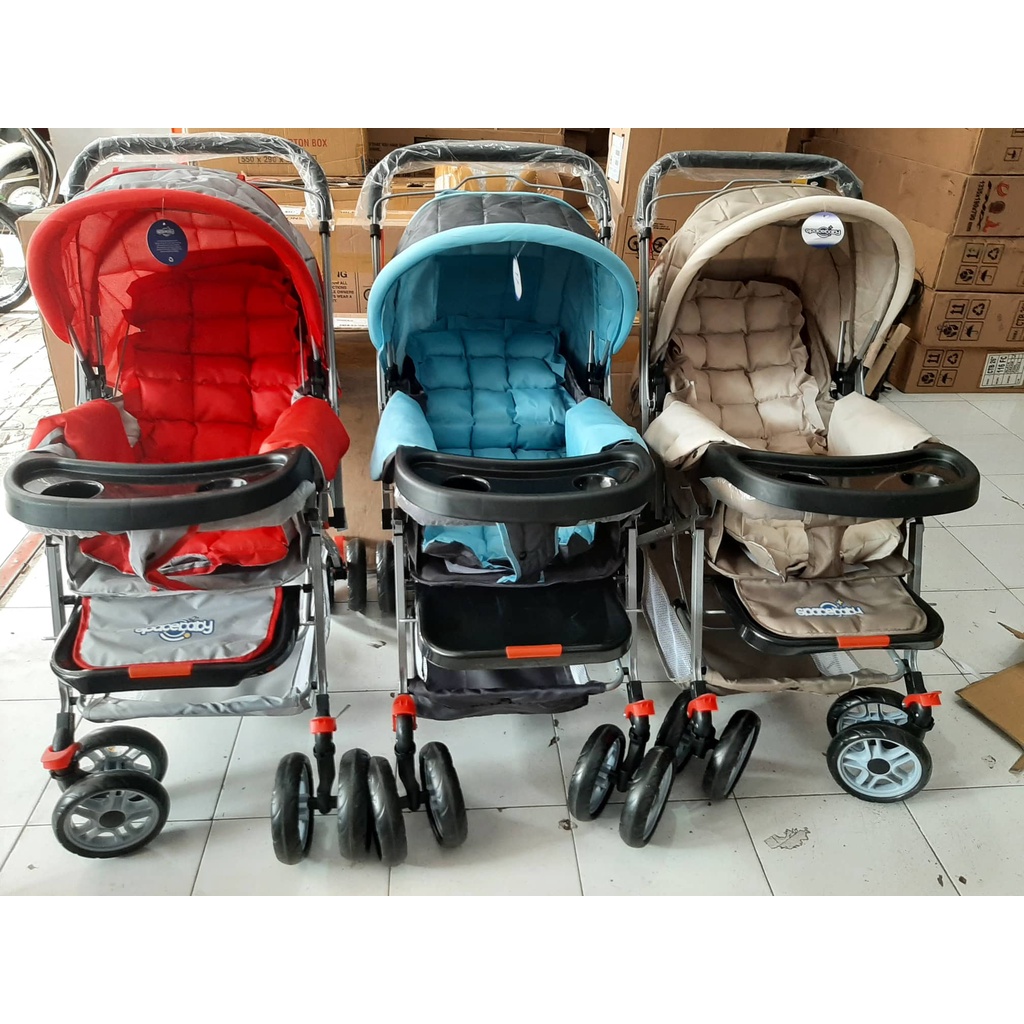 Jual BABY STROLLER / KERETA DORONG BAYI SPACEBABY SB - 6212 BY PACIFIC | Shopee Indonesia