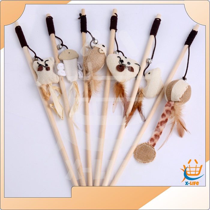 Jual XLIFE | Mainan Kucing Tongkat Boneka Stick Tali Motif Stik Tali ...