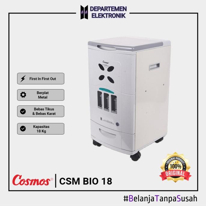 Jual Cosmos Sarana Penyimpan Beras 18 Kg 18-BIO | Shopee Indonesia