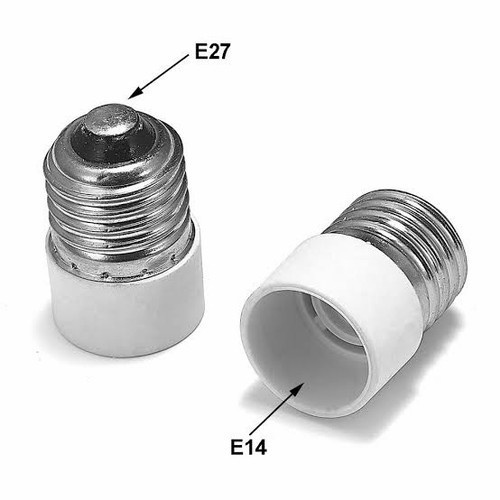 Jual Fitting Konverter E14 Ke E27 Fitting Converter E14 To E27 IN LITE INDB-E14E27 | Shopee ...