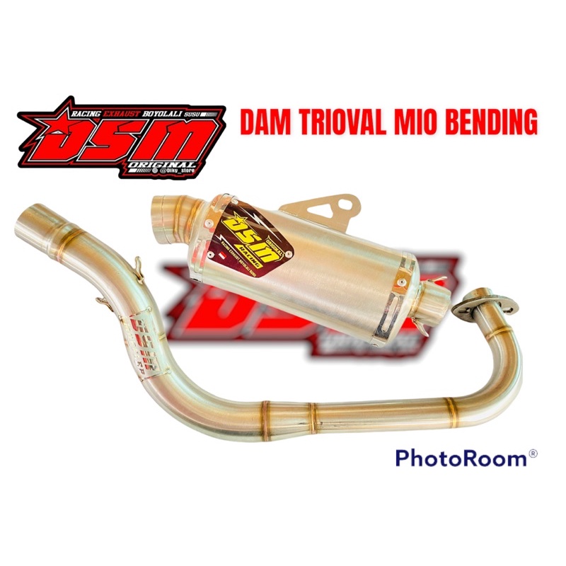 Jual KNALPOT DSM OVAL MIO BENDING MIO SOUL BENDING | Shopee Indonesia