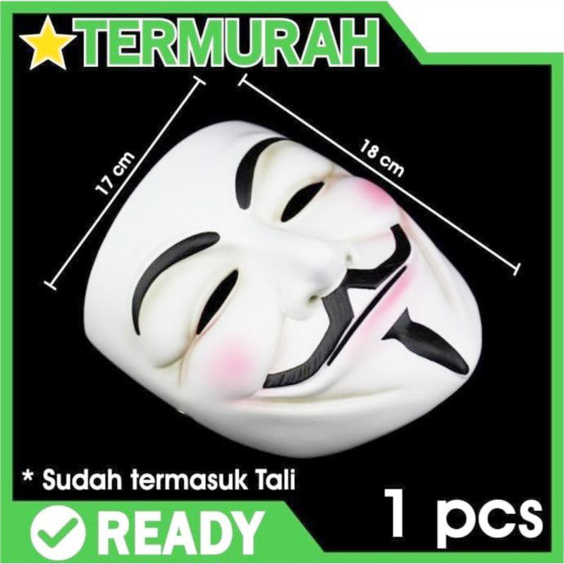 Jual Topeng hacker | Topeng Anonymous | Topeng vendetta | Shopee Indonesia