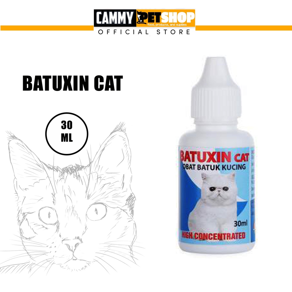 Jual Obat Batuk Kucing BATUXIN 30 ml Mengatasi Batux Pada Kucing ...