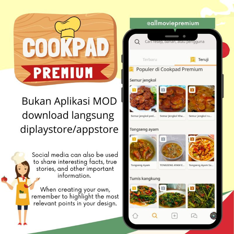 Jual COOKPAD PREMIUM FULL GARANSI | Shopee Indonesia