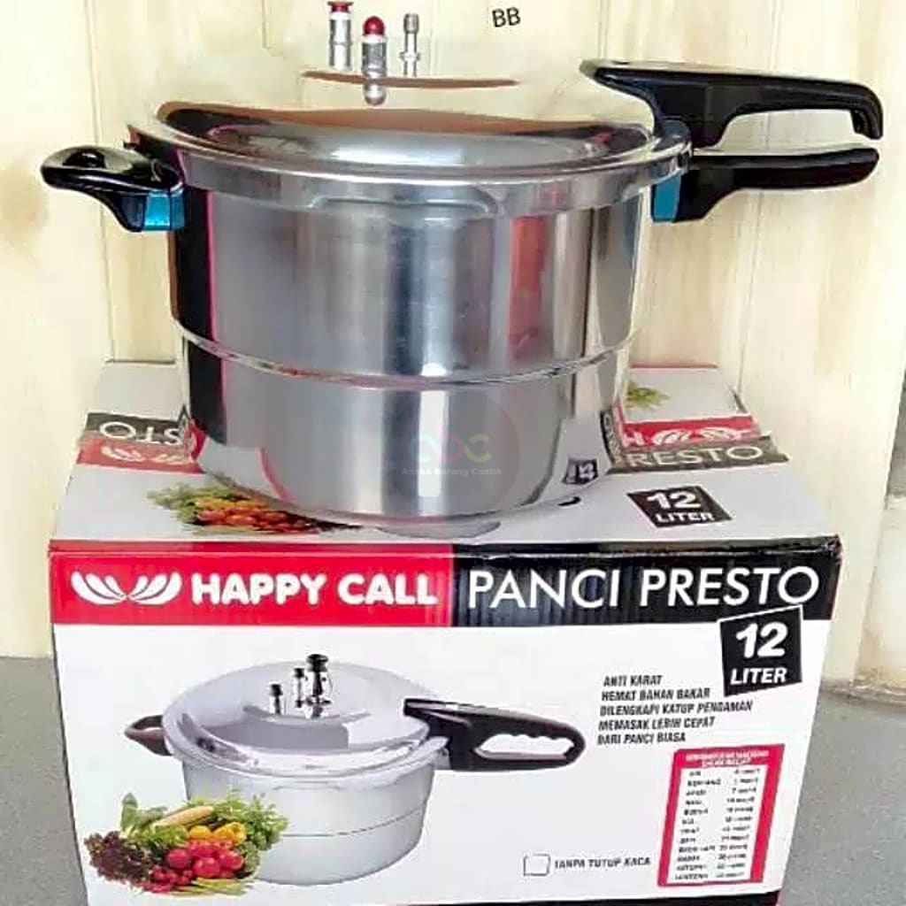 Jual Panci Presto12 Liter Preasure Alumunium Belly (pinggang) | Shopee ...