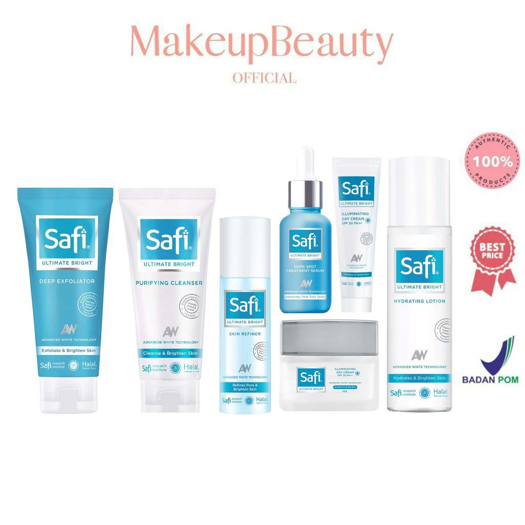 Jual SAFI Ultimate Bright Series - Serum | Lotion | Skin Refiner | Day Cream | Shopee Indonesia