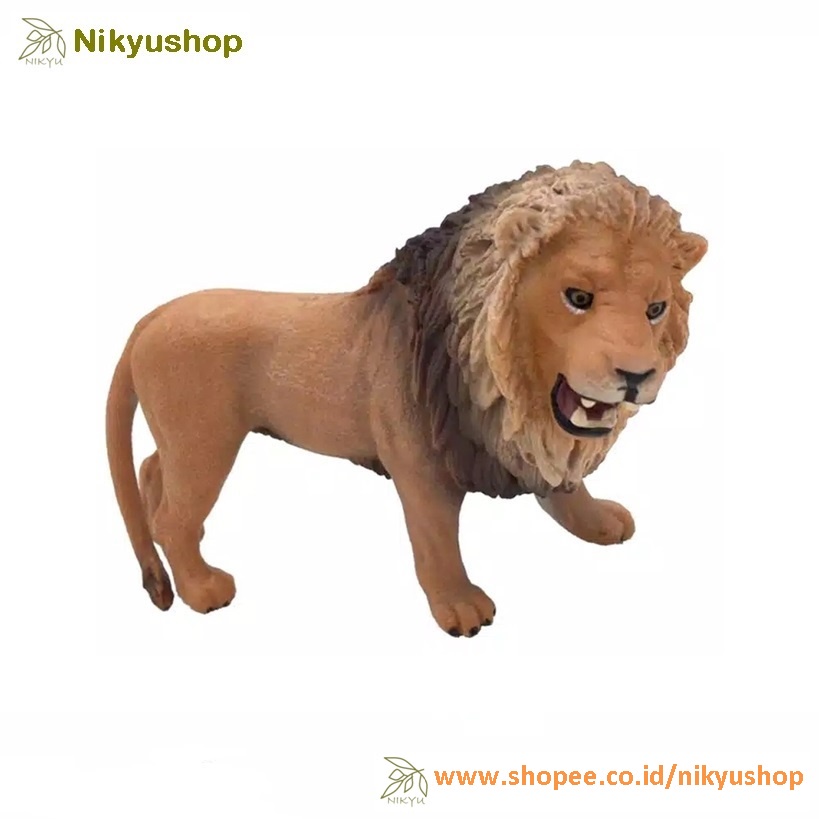 Jual [Nikyushop] Mainan Edukasi Pajangan Koleksi Hewan Roaring Lion ...