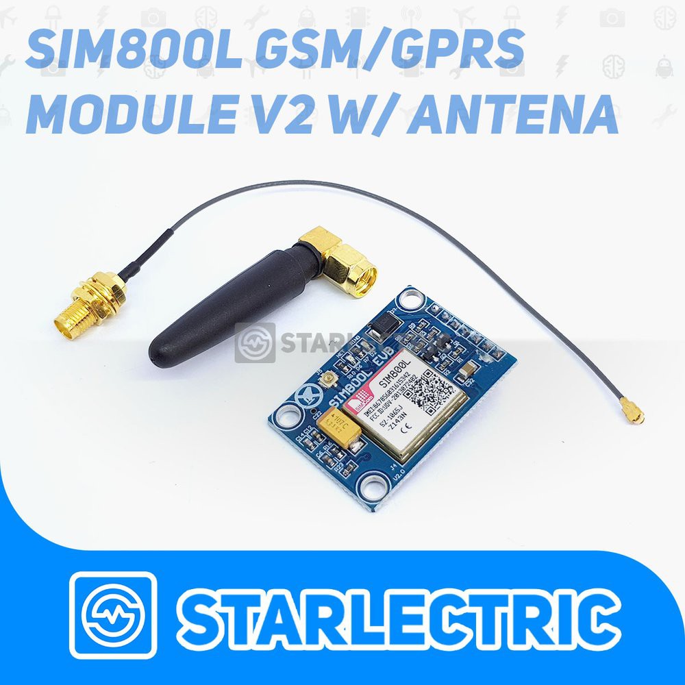 Jual Dijual Modul SIM800L V.2 V2 5V GSM GPRS 800L Quad-Band for Arduino Antenna Limited | Shopee ...