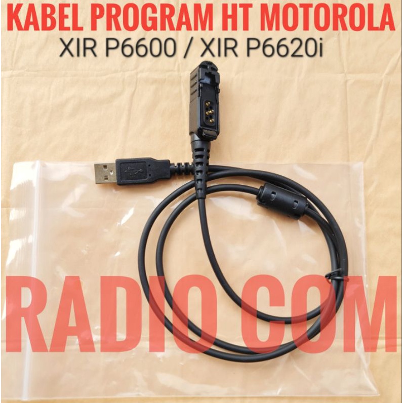 Jual KABEL PROGRAM HT MOTOROLA XIR P6620i P6620 P6600 KABEL DATA HT MOTOROLA P6620i P6600 USB ...