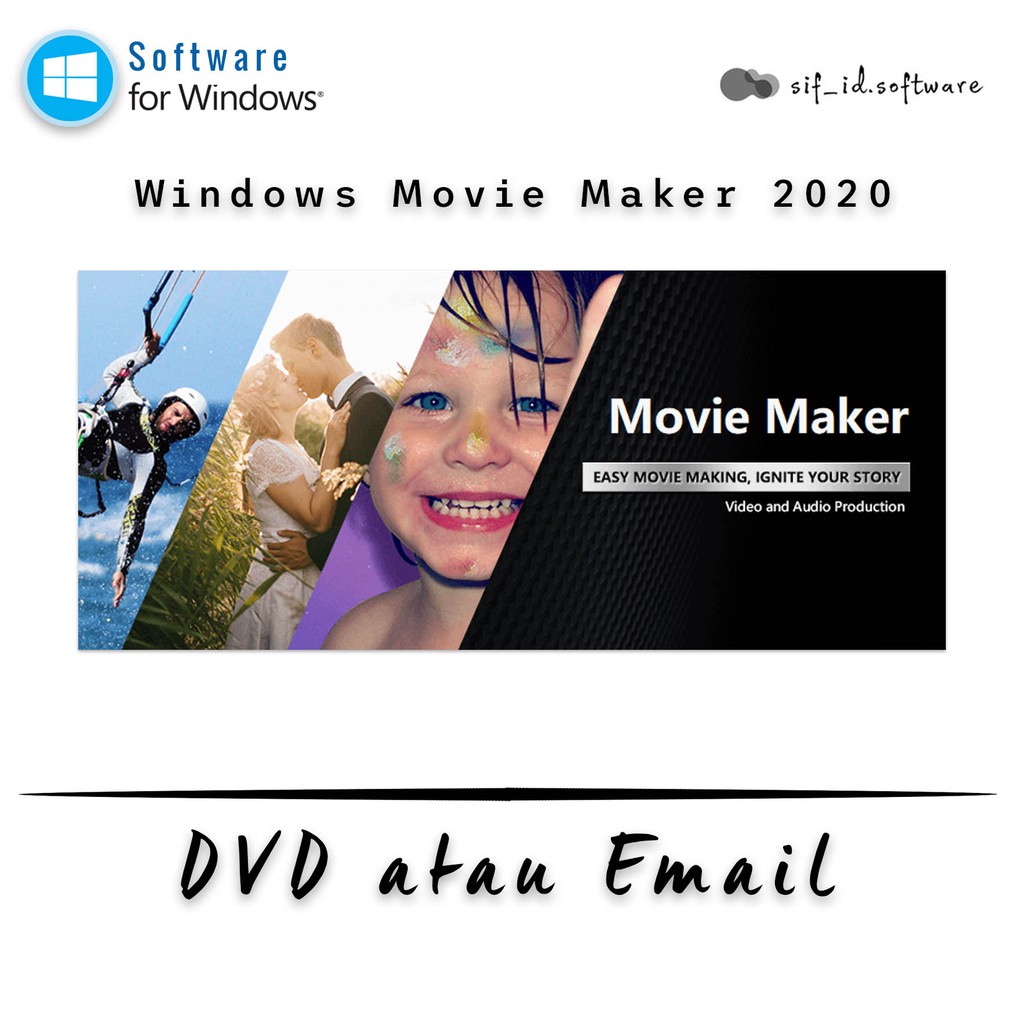 Jual Windows Movie Maker 2020 64 bit Full Version - DVD atau Email ...