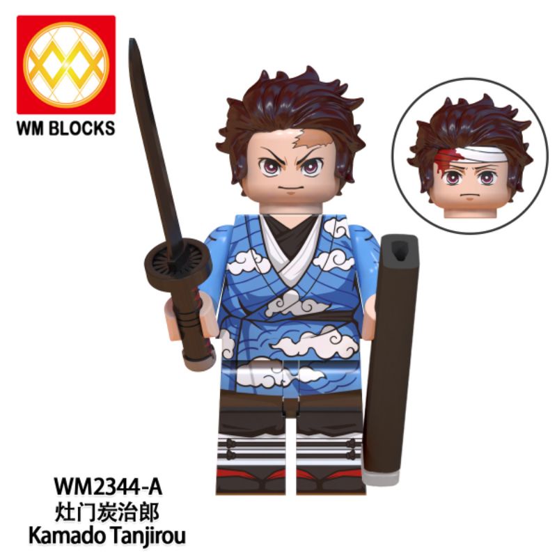 Jual BRICKS MINIFIGURE LOOSEPACK DEMON SLAYER WM2344-A KAMADO TANJIROU ...
