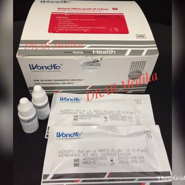 Jual WONDFO Malaria Rapid Tes PF / PV (WB) | Shopee Indonesia