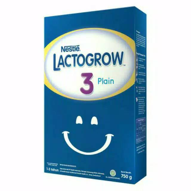 Jual Lactogrow 3 Plain/original 750gram (kemasan baru) | Shopee Indonesia