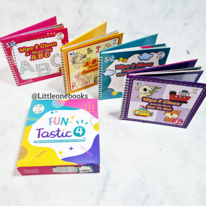 Jual BONUS SPIDOL funtastic 4 / fun tastic four / elhana activity book ...