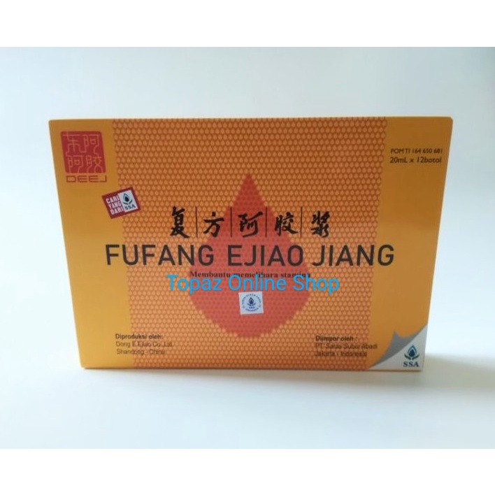 Jual Fufang Ejiao Jiang Obat Penambah Darah Trombosit DBD 12 botol ...