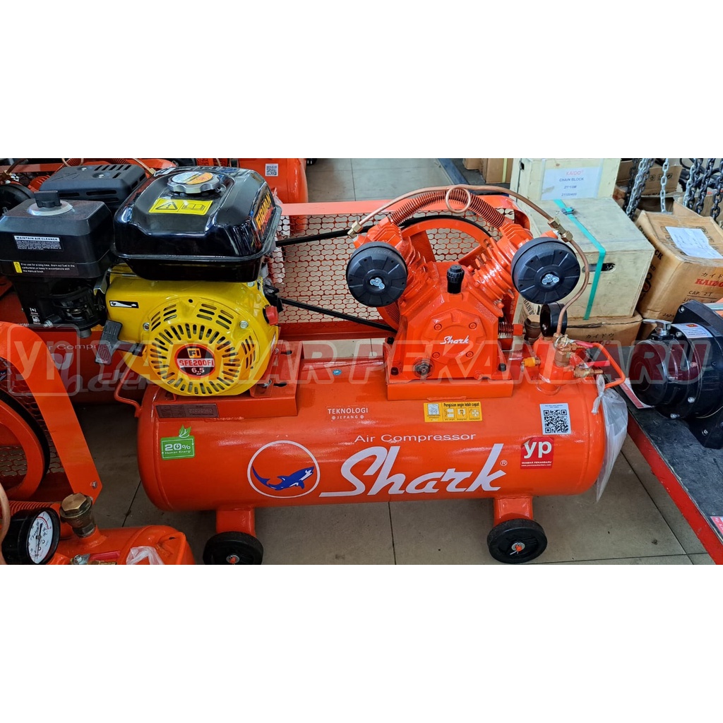Jual Mesin Kompresor Air Compressor Shark 1 2 Hp X Firman Engine Sfe