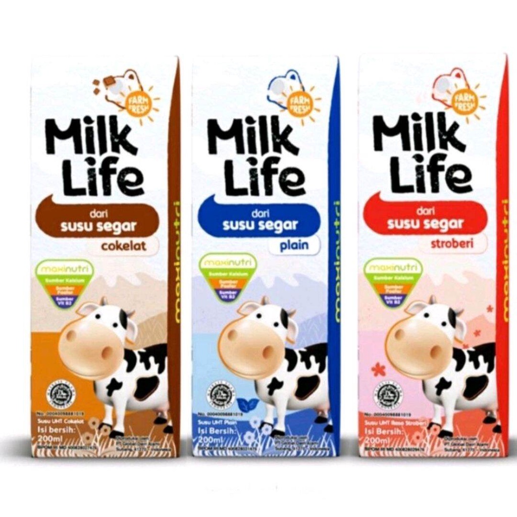 Jual Susu Cair Milk Life Uht 200Ml | Shopee Indonesia