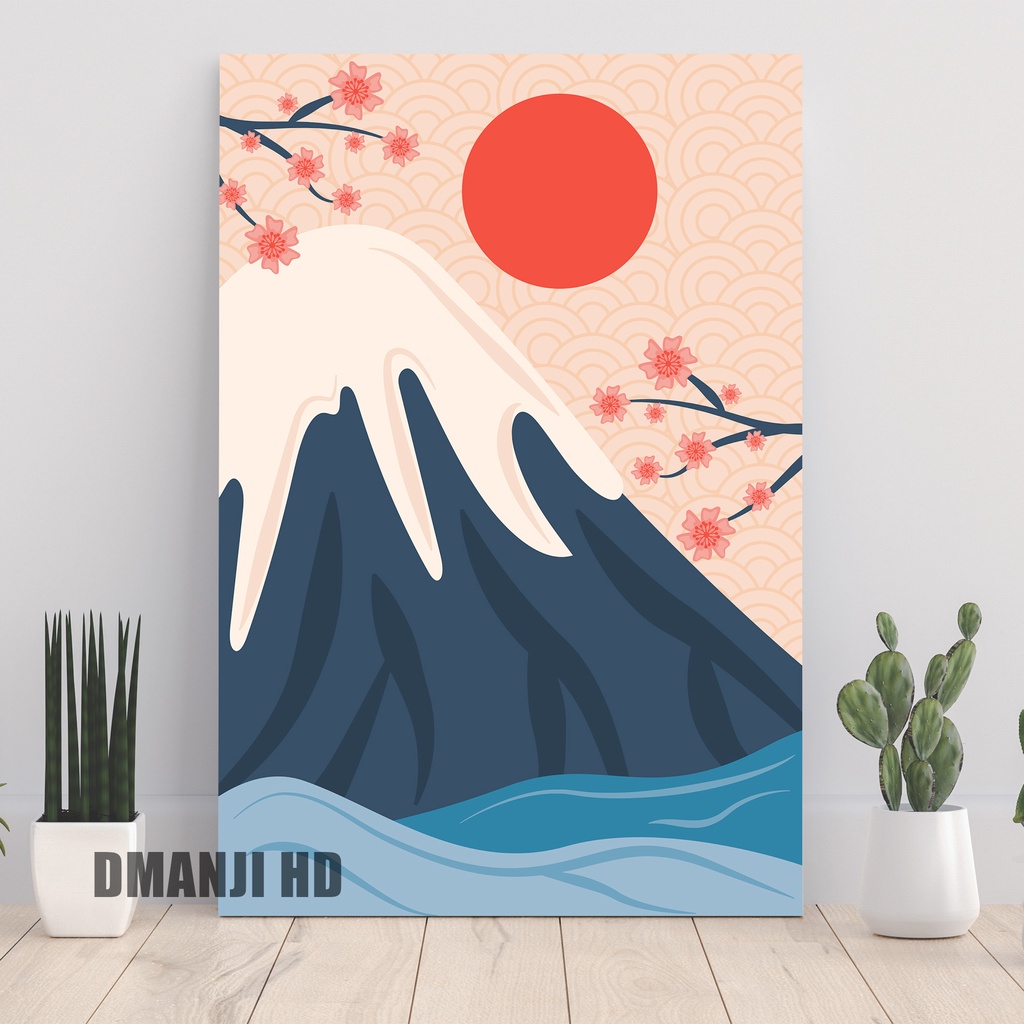 Jual DMANJI HD | Hiasan dinding Aesthetic Japanese | Poster Kayu Abstrak Jepang | Poster Gaya ...
