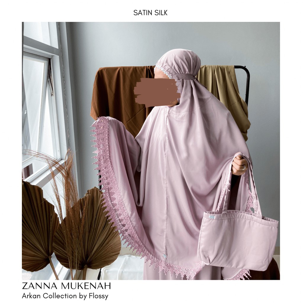 Jual Zanna Mukenah Series Satin Silk - Arkan Collection by Flossy ...
