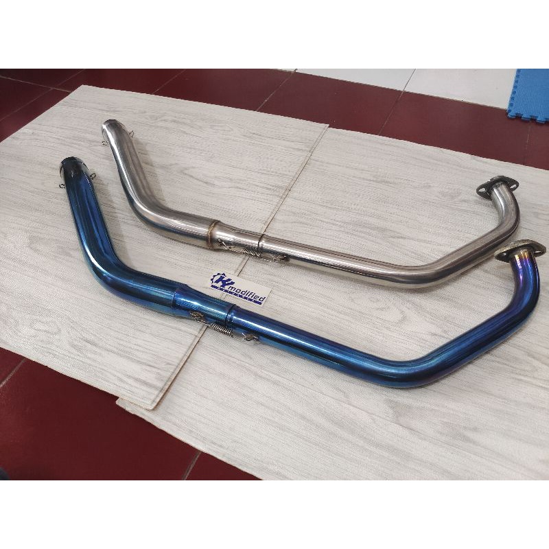 Jual Header R15 V3 V4 R15M Full Banding Panjang Blue Bending Stainless ...