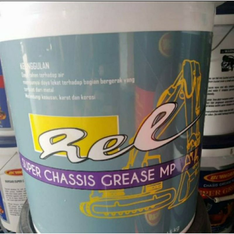 Jual Grease Gemuk REL Super Chasis MP Grease 15kg - Coklat Merah ...
