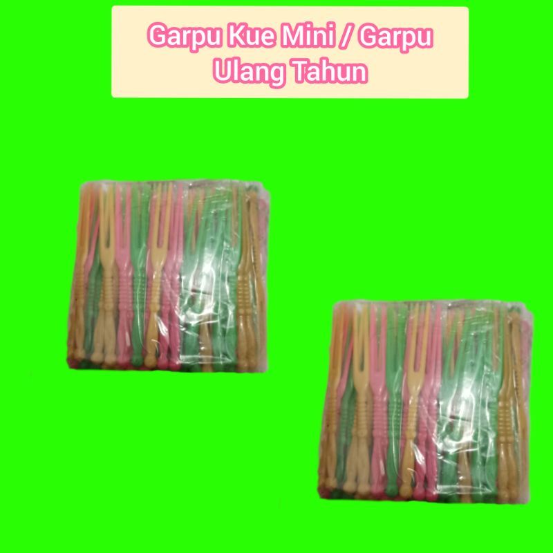 Jual Garpu Kue Mini / Garpu Kue Ulang Tahun (1pack) | Shopee Indonesia