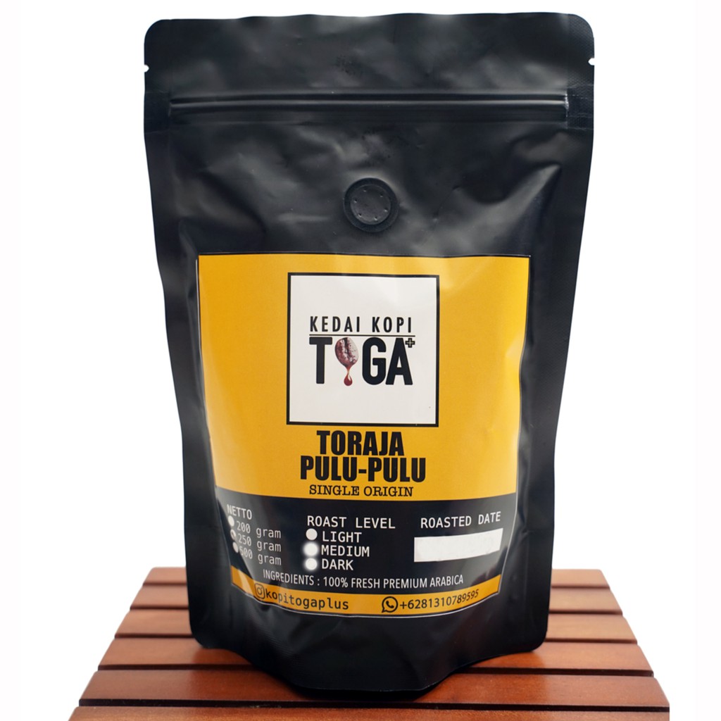 Jual KOPI ARABIKA TORAJA PULU PULU 250GR BIJI ATAU BUBUK | ARABICA ...