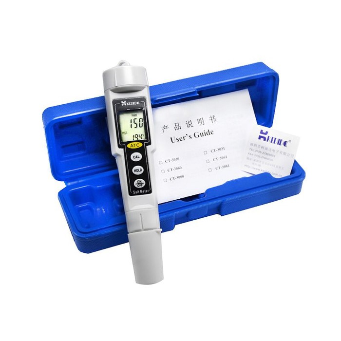 Jual Digital Water Salt Salinity Meter Pen Alat Ukur Kadar Garam Air ...