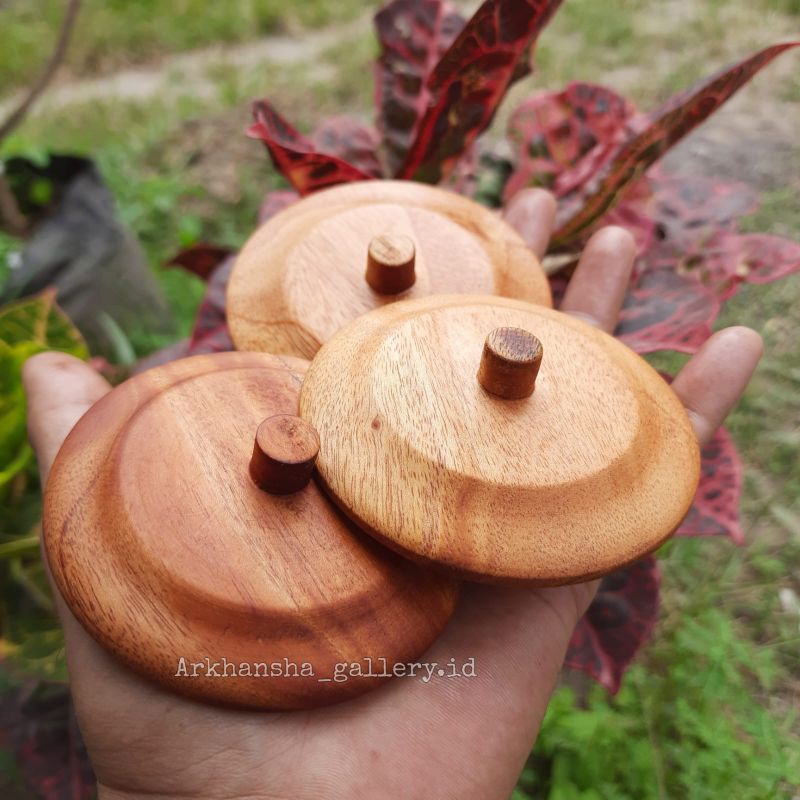 Jual Tutup gelas,tutup gelas kayu model liuk,uk 8,5 cm | Shopee Indonesia