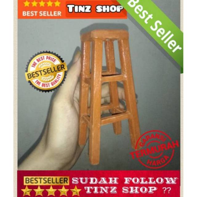 Jual Miniatur Kursi kayu for action figure 1:6 scale atau skala 12inch ...