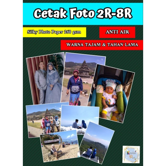 Jual Cetak Foto 2R 3R 4R 5R 6R 8R Silky Photo paper | Shopee Indonesia