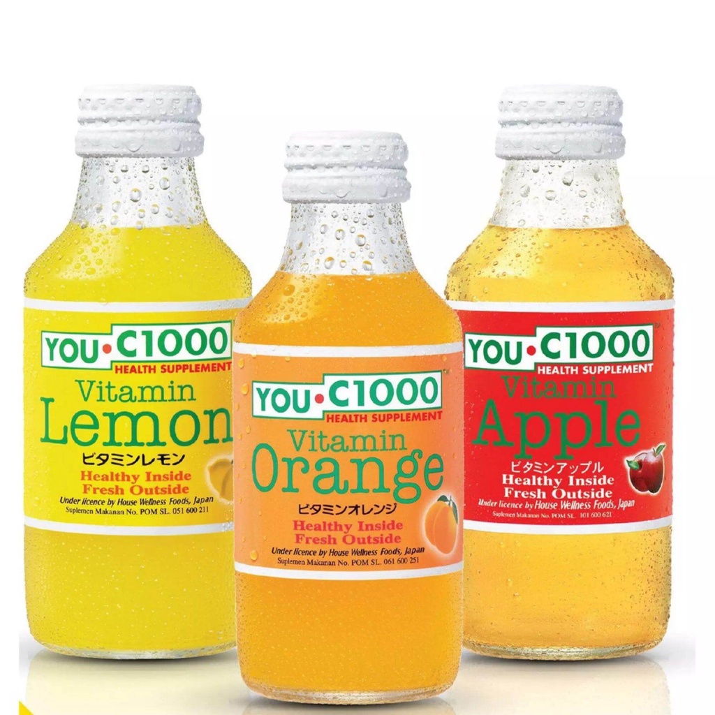 Jual You C-1000 You c 1000 Vitamin C BOTOL KACA | Shopee Indonesia