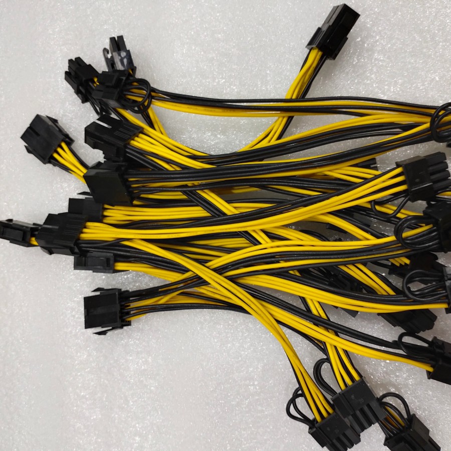 Jual Kabel PCI-E Spliter 8 Pin Female to Dual 8 Pin Male (6+2) | Shopee ...