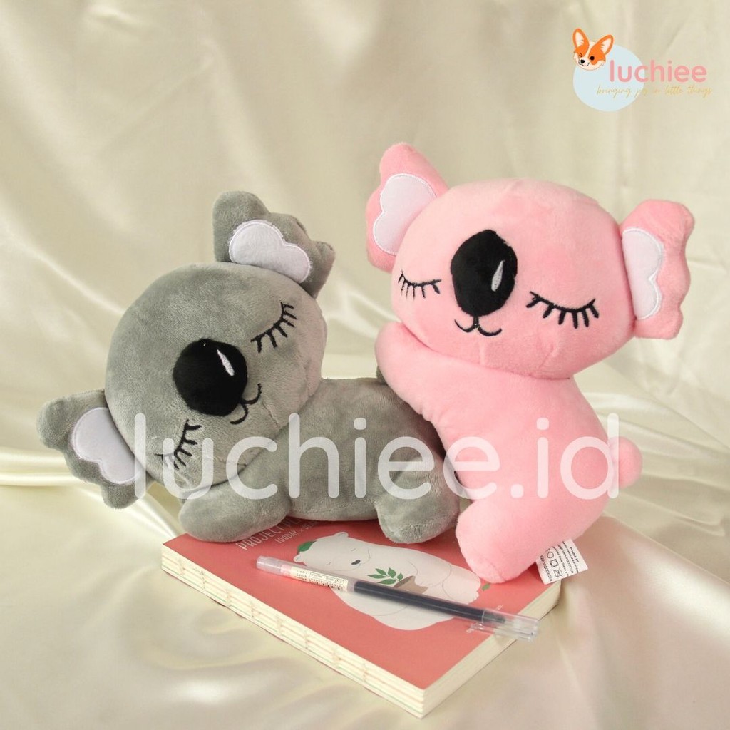 Jual BONEKA KOALA SLEEPING CUTE PINK SEDANG S/M/L KOREA TIDURAN MAINAN ...