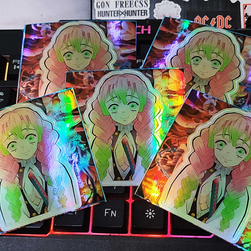 Jual STICKER STIKER HOLOGRAM ANIME -KIMETSU NO YAIBA MITSURI - STIKER ...